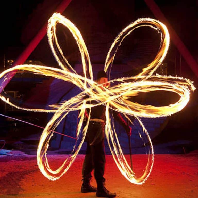 Hire LED Pixel Poi Show in Saudi Arabia